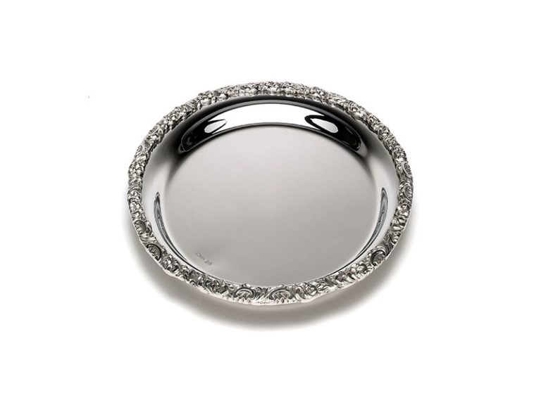 ROUND DISPLAY TRAY FLEURY (WITH OR WITHOUT HANDLES) – Metal Art